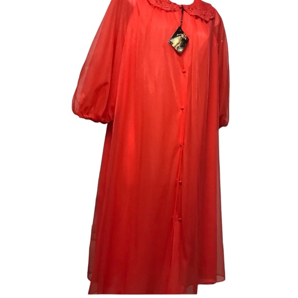 Intimates & Sleepwear | Vintage Red Nightgown Clblk | Poshmark